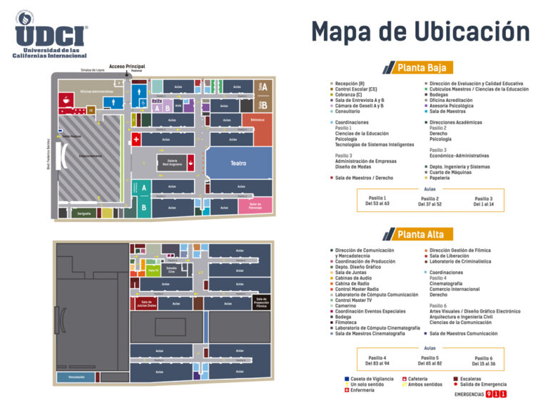 Mapa - UDCI